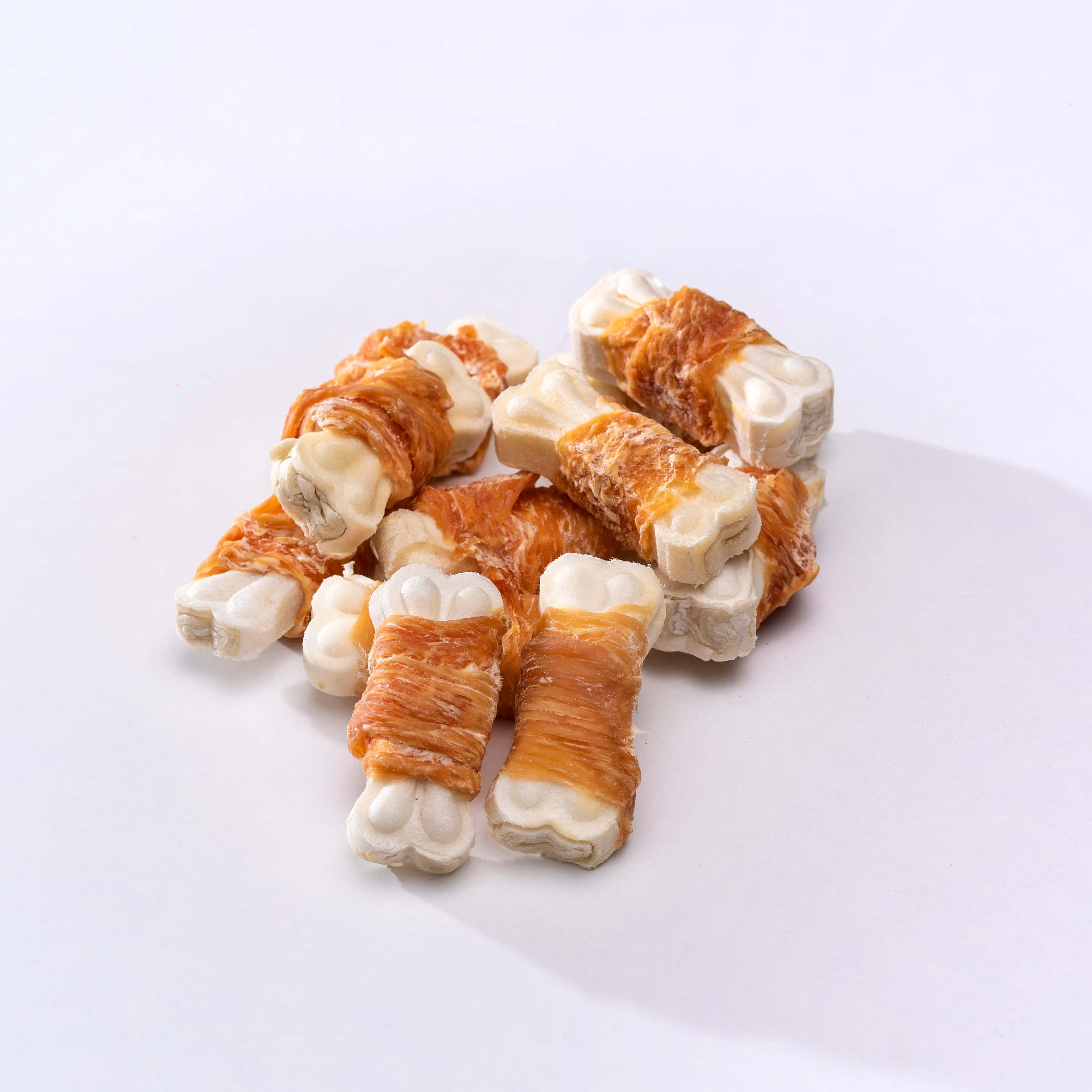 anipro лакомство за куче кокал от кожа обвит с пилешко месо, 1 кг ...