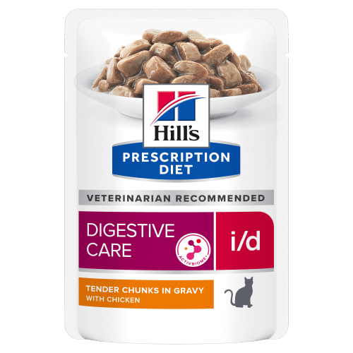 Hill's Prescription Diet Feline i/d AB+ Chicken - лечебна мокра храна ...