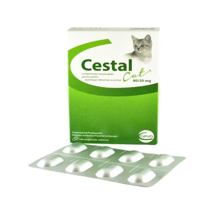 Cestal for cats | Цестал - противопаразитни дъвчащи таблетки за котки ...