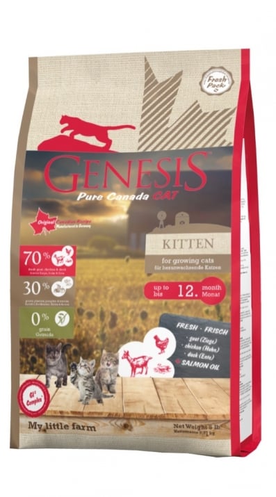 Храна за котка Genesis Pure Canada My Little Farm Kitten за малки ...