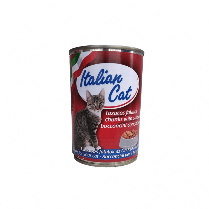 Italian Cat консерва за котки, хапки в сос със сьомга, 405 г | DrAntonov.bg